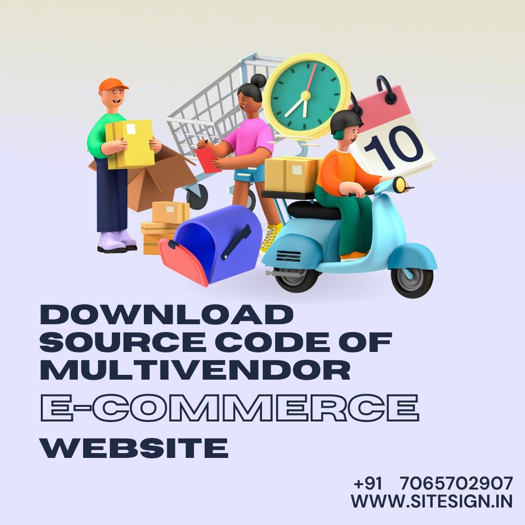 Source Code Of Multivendor E-Commerce Website - Site Sign Business Support services